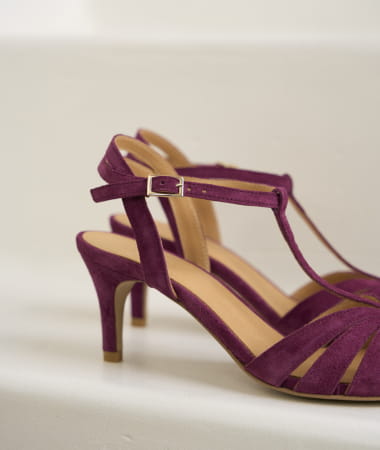 Collection Chic de Sandales Plates et à Talons pour Femme en Cuir ou en ...