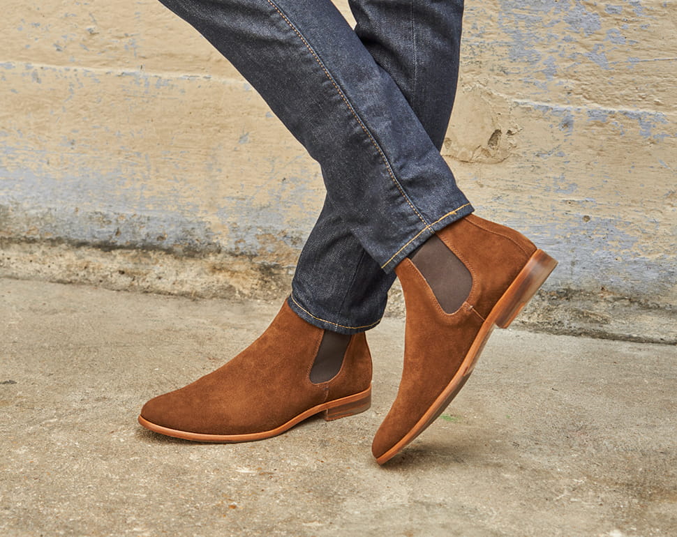 L'Homme Détendu la derbies homme confortable en cuir ou en daim - Paire ...