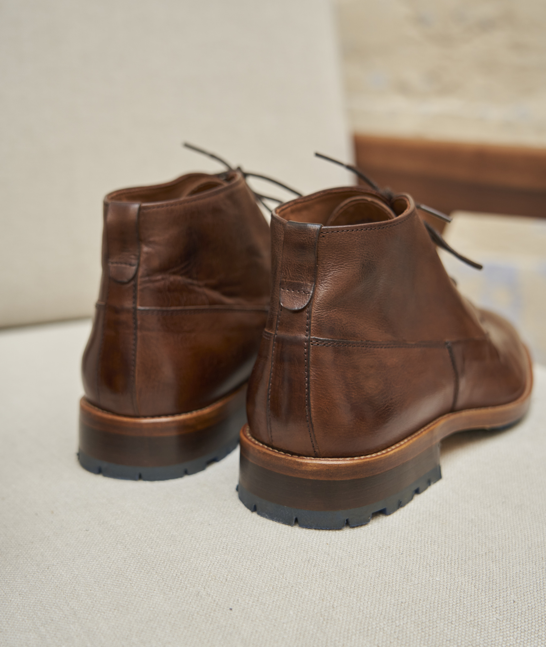 Desert boots pour Homme : Bottines de luxe en Cuir ou Daim - Paire & Fils