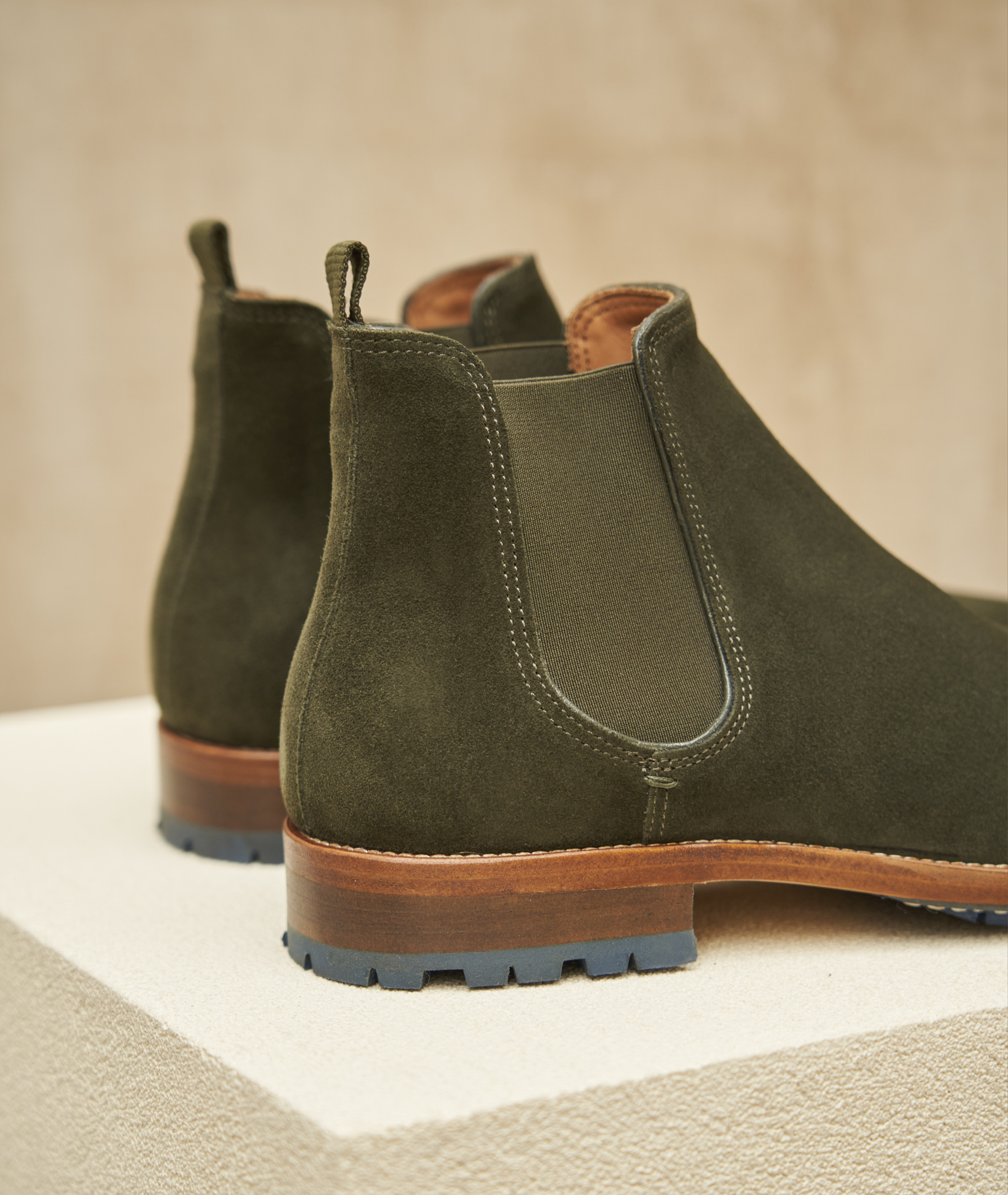 Chelsea pour Homme: L'Homme Pressé Commando en Cuir ou Daim - Paire & Fils