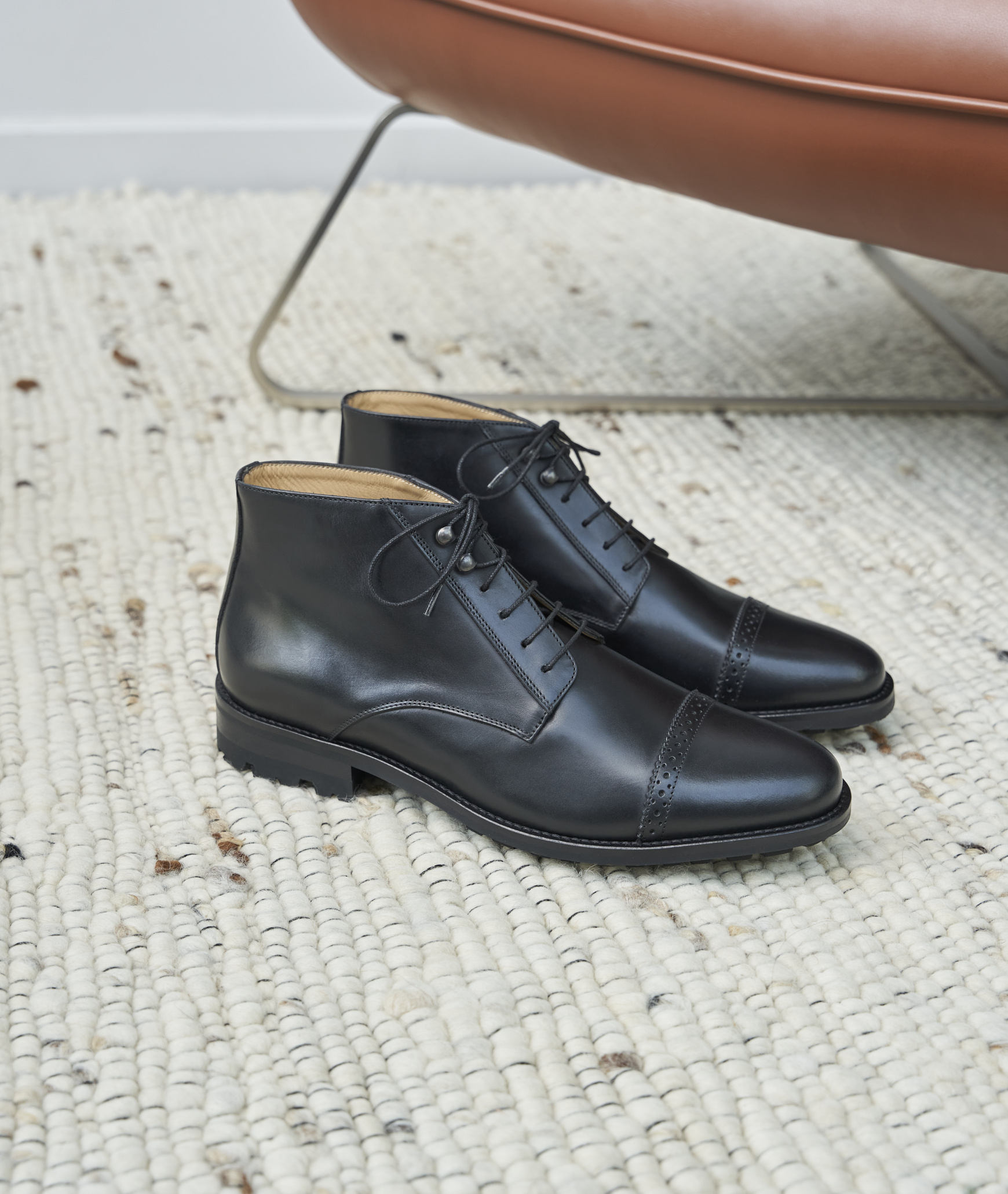 Desert boots pour Homme : Bottines de luxe en Cuir ou Daim - Paire & Fils