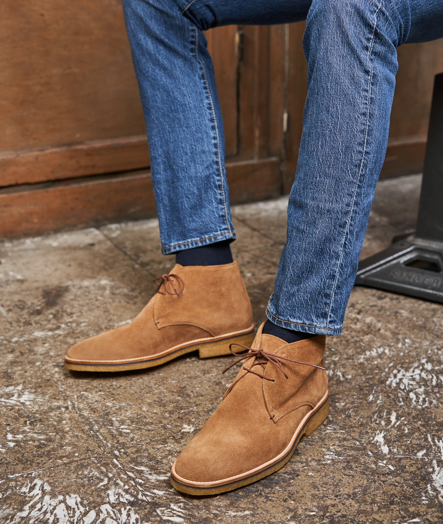 Desert boots pour Homme : Bottines de luxe en Cuir ou Daim - Paire & Fils